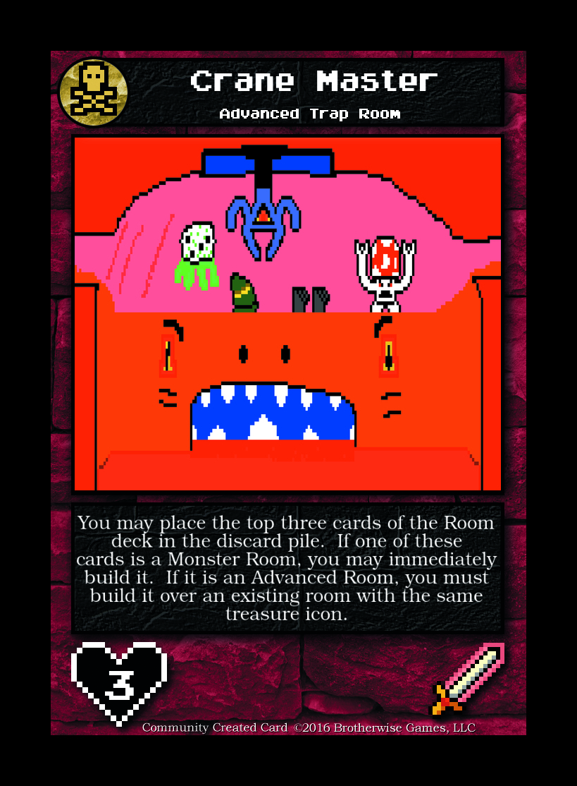 Crane Master - Custom Card - Brotherwise Games | Boss Monster Community ...