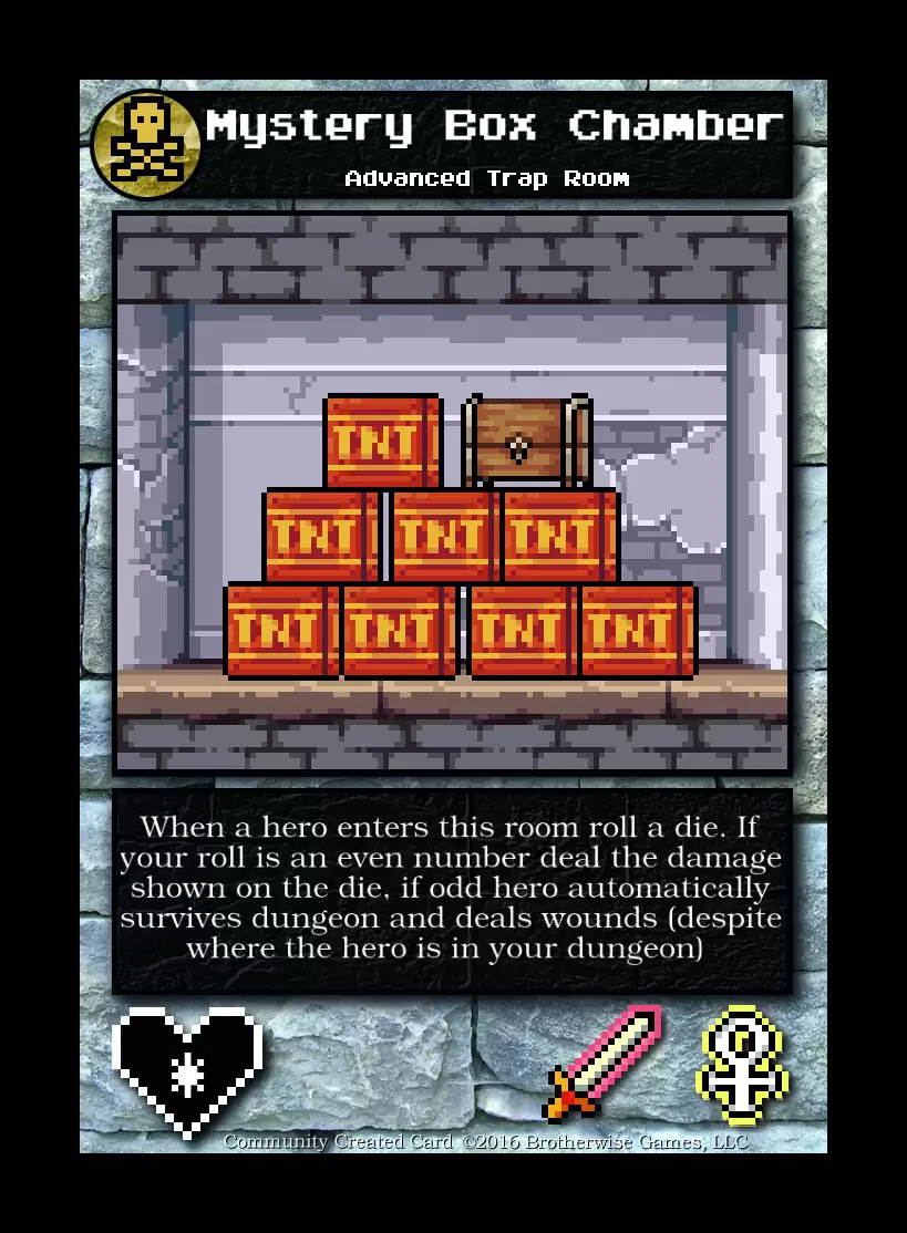 Mystery Box Chamber - Custom Card - Brotherwise Games | Boss Monster ...