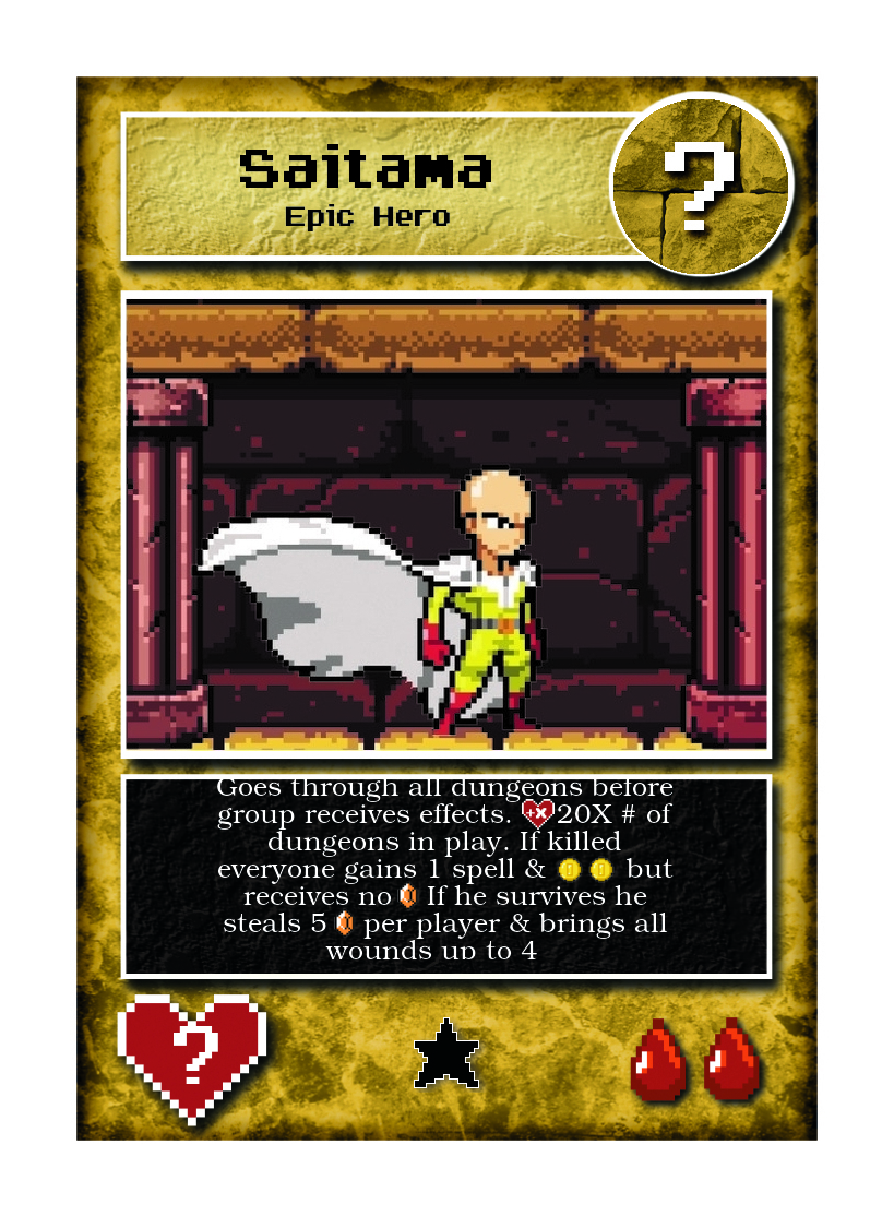 One Punch Man - Custom Card - Brotherwise Games | Boss Monster ...