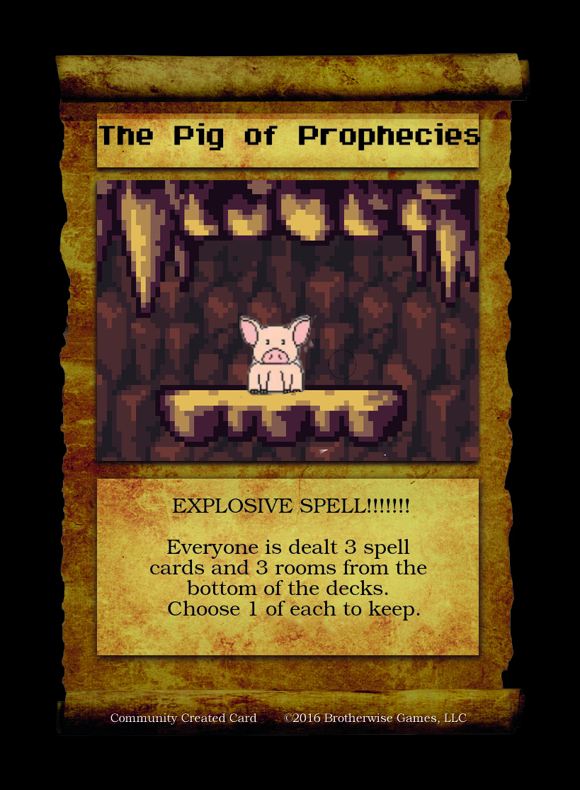 The Pig Of Prophecies - Custom Card - Brotherwise Games | Boss Monster ...