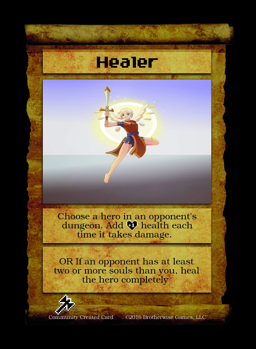 Healer - Custom Card - Brotherwise Games | Boss Monster Community ...