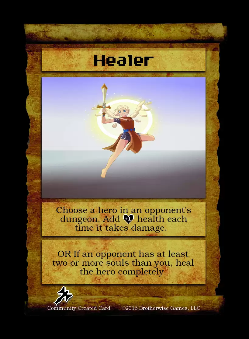 Healer - Custom Card - Brotherwise Games | Boss Monster Community ...
