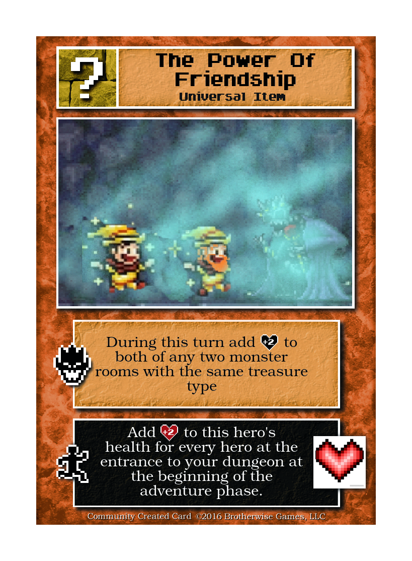 The Power Of Friendship - Custom Card - Brotherwise Games | Boss ...