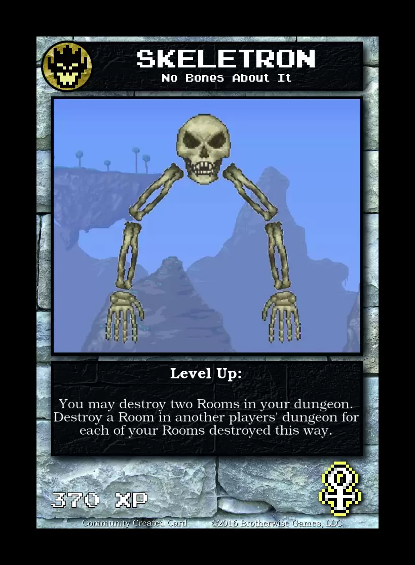 Skeletron - Custom Card - Brotherwise Games | Boss Monster Community ...