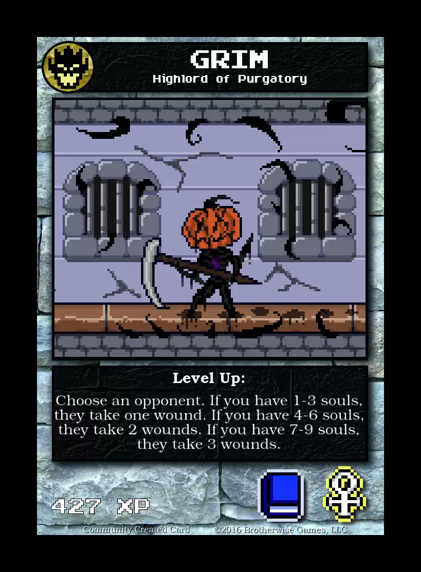 Grim - Custom Card - Brotherwise Games | Boss Monster Community Created ...