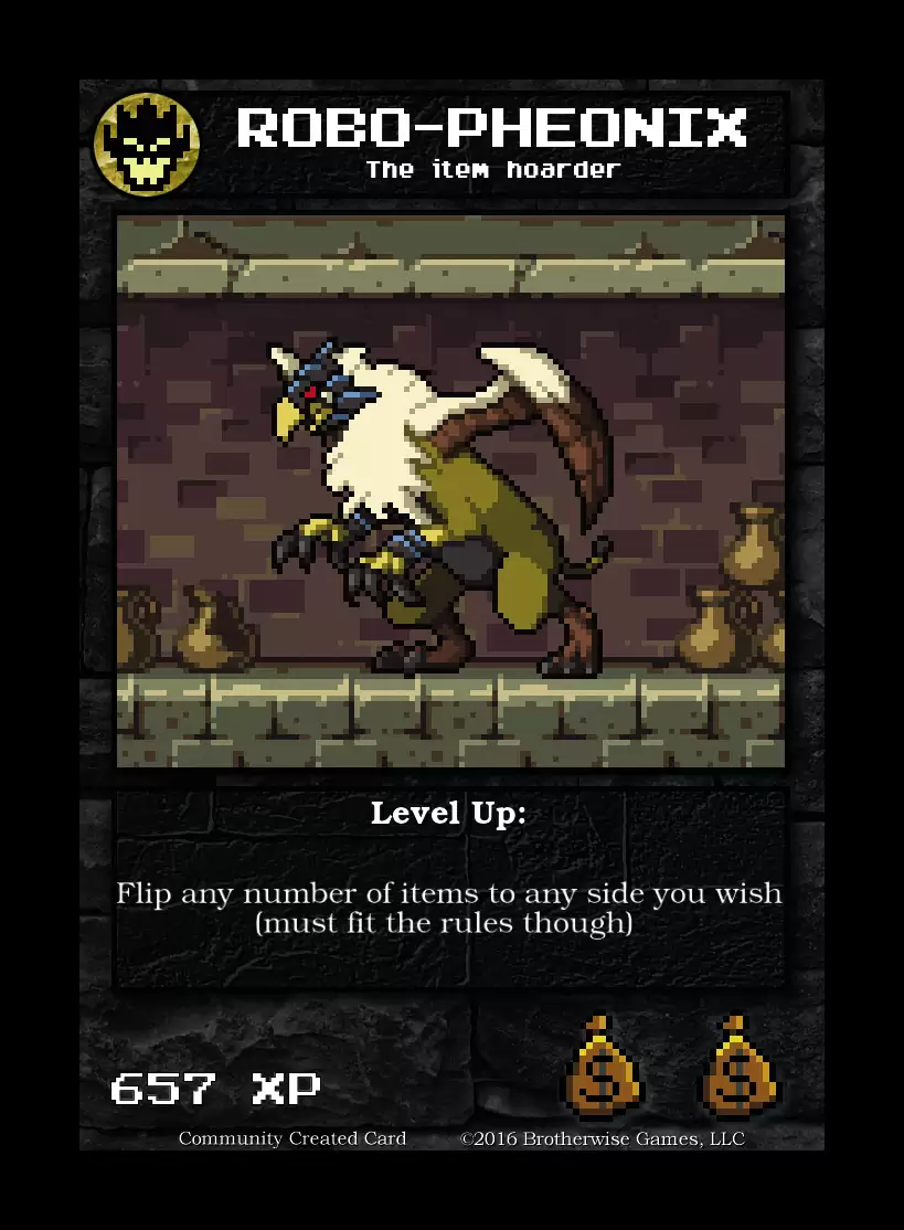 Robo-pheonix - Custom Card - Brotherwise Games | Boss Monster Community ...