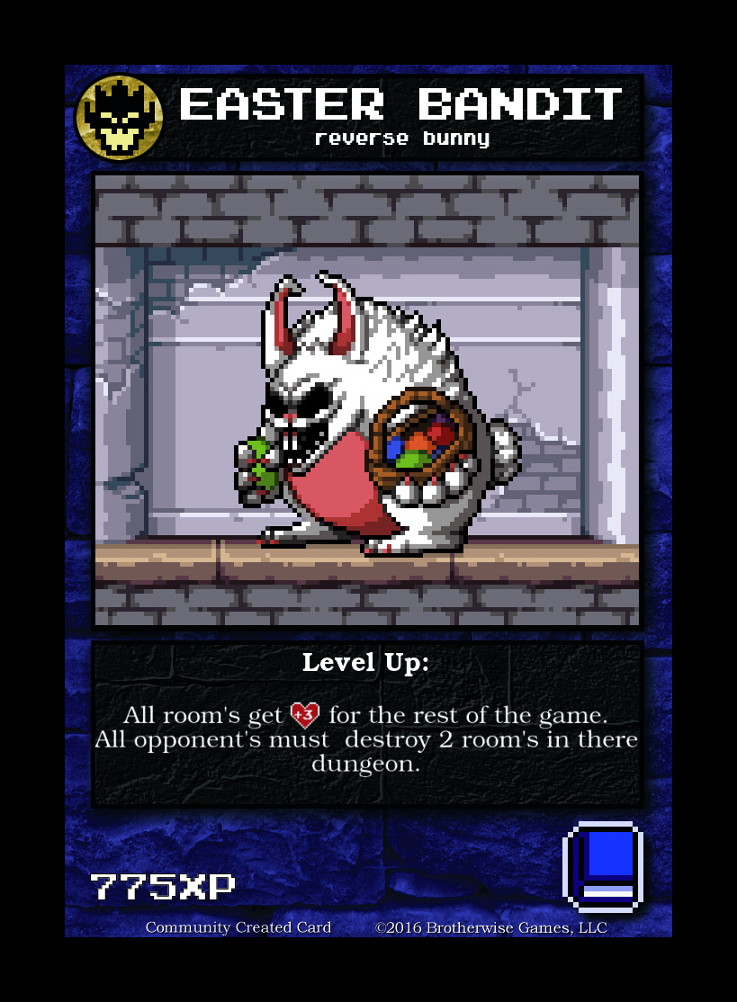 Easter Bandit - Custom Card - Brotherwise Games | Boss Monster ...