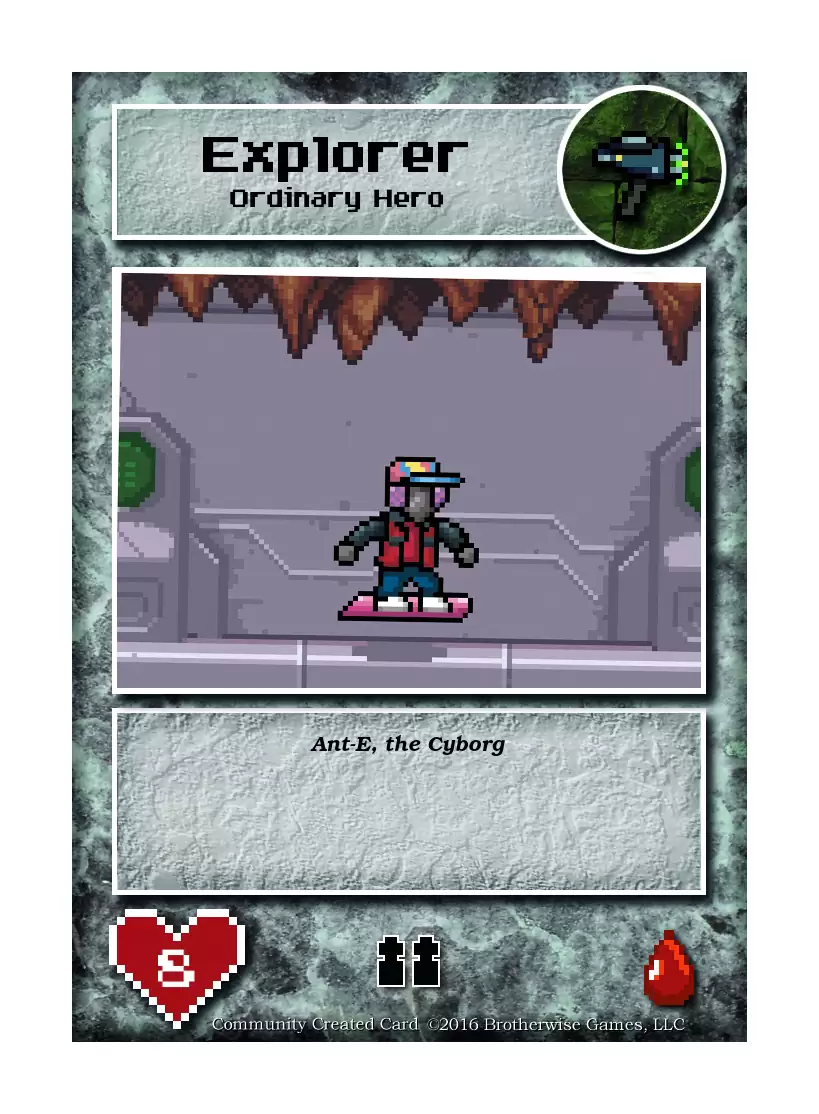Ant-e, The Cyborg - Custom Card - Brotherwise Games | Boss Monster ...