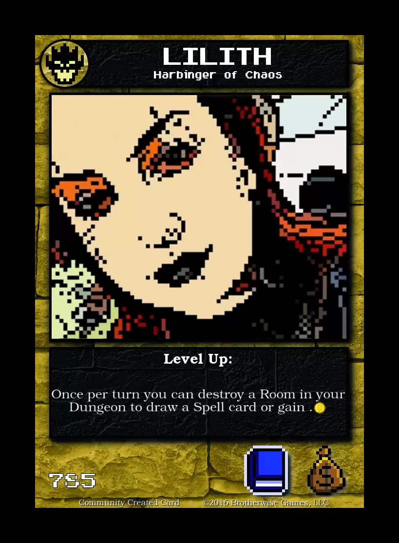 Lilith - Custom Card - Brotherwise Games | Boss Monster Community ...