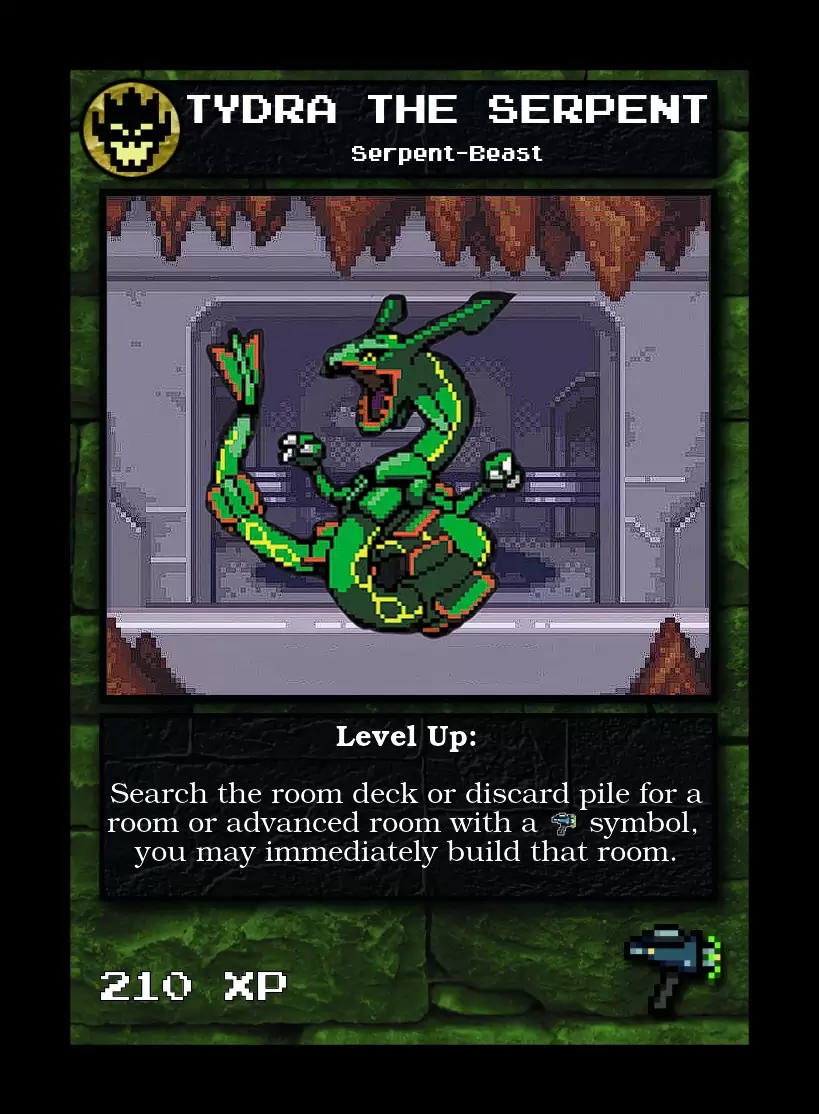 Tydra The Serpent - Custom Card - Brotherwise Games | Boss Monster Community Created Cards ...