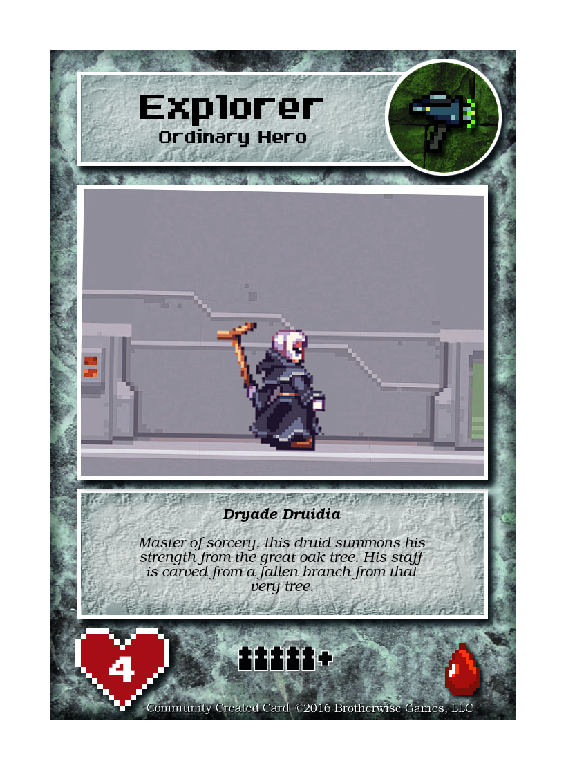 Dryade Druidia - Custom Card - Brotherwise Games | Boss Monster ...