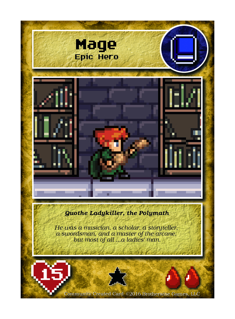 Qouthe Ladykiller, The Polymath - Custom Card - Brotherwise Games ...