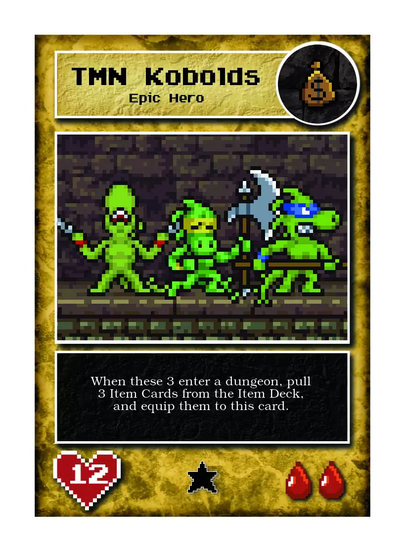 Teenage Mutant Ninja Kobolds - Custom Card - Brotherwise Games | Boss ...