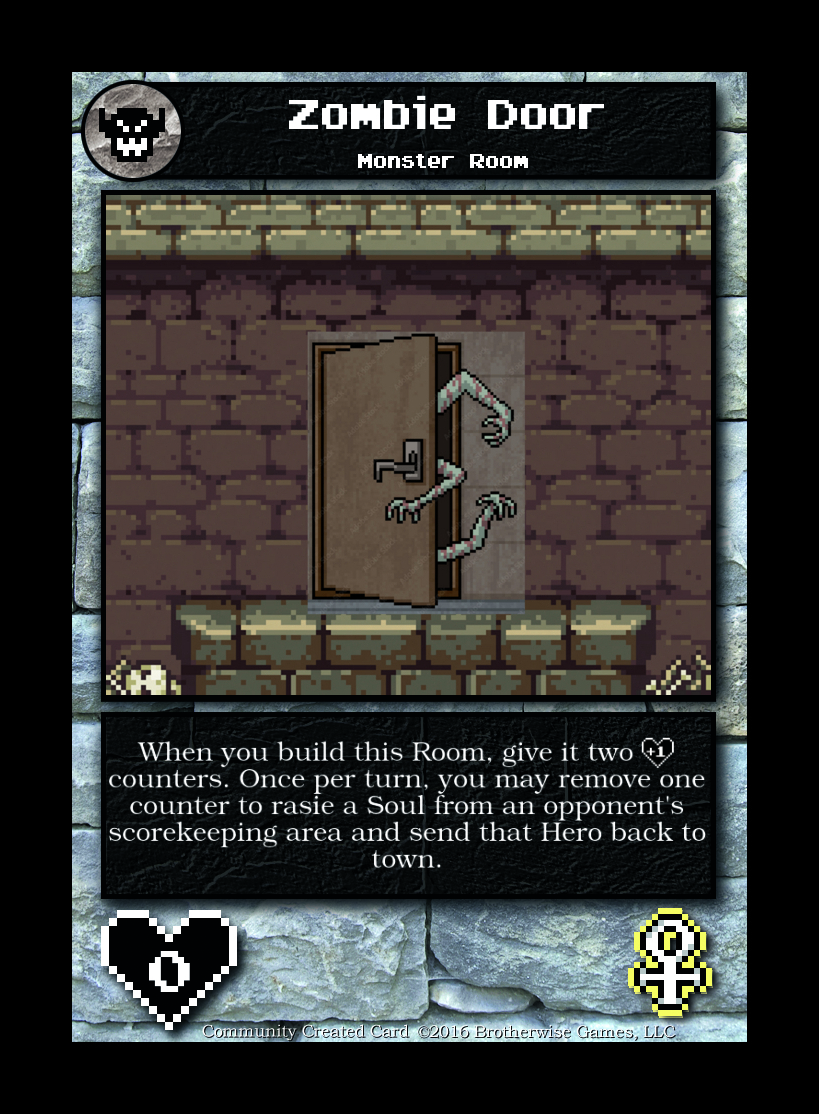 Zombie Door - Custom Card - Brotherwise Games | Boss Monster Community ...