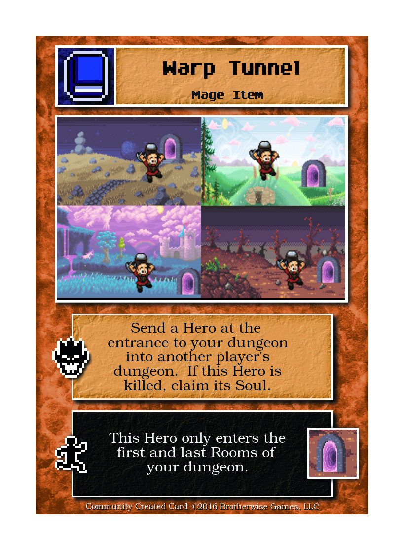 Warp Tunnel - Custom Card - Brotherwise Games | Boss Monster Community ...