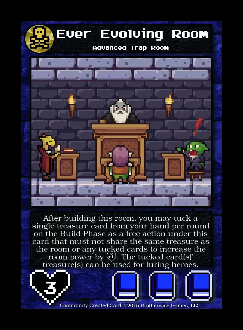 Ever Evolving Room - Custom Card - Brotherwise Games | Boss Monster Community Created Cards ...