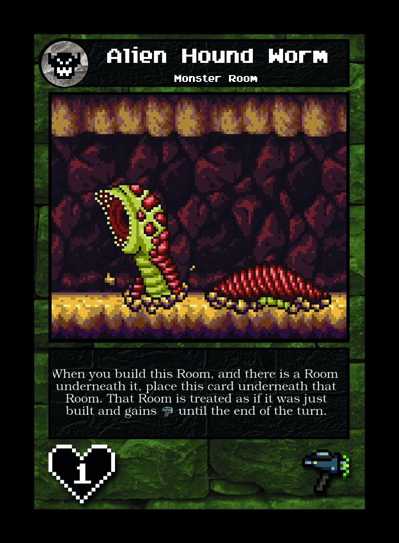 Alien Hound Worm - Custom Card - Brotherwise Games | Boss Monster ...