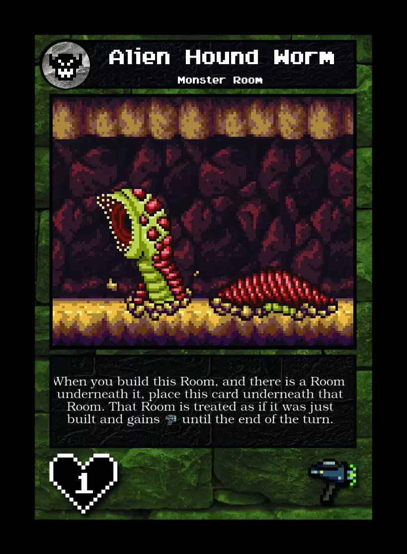 Alien Hound Worm - Custom Card - Brotherwise Games | Boss Monster ...