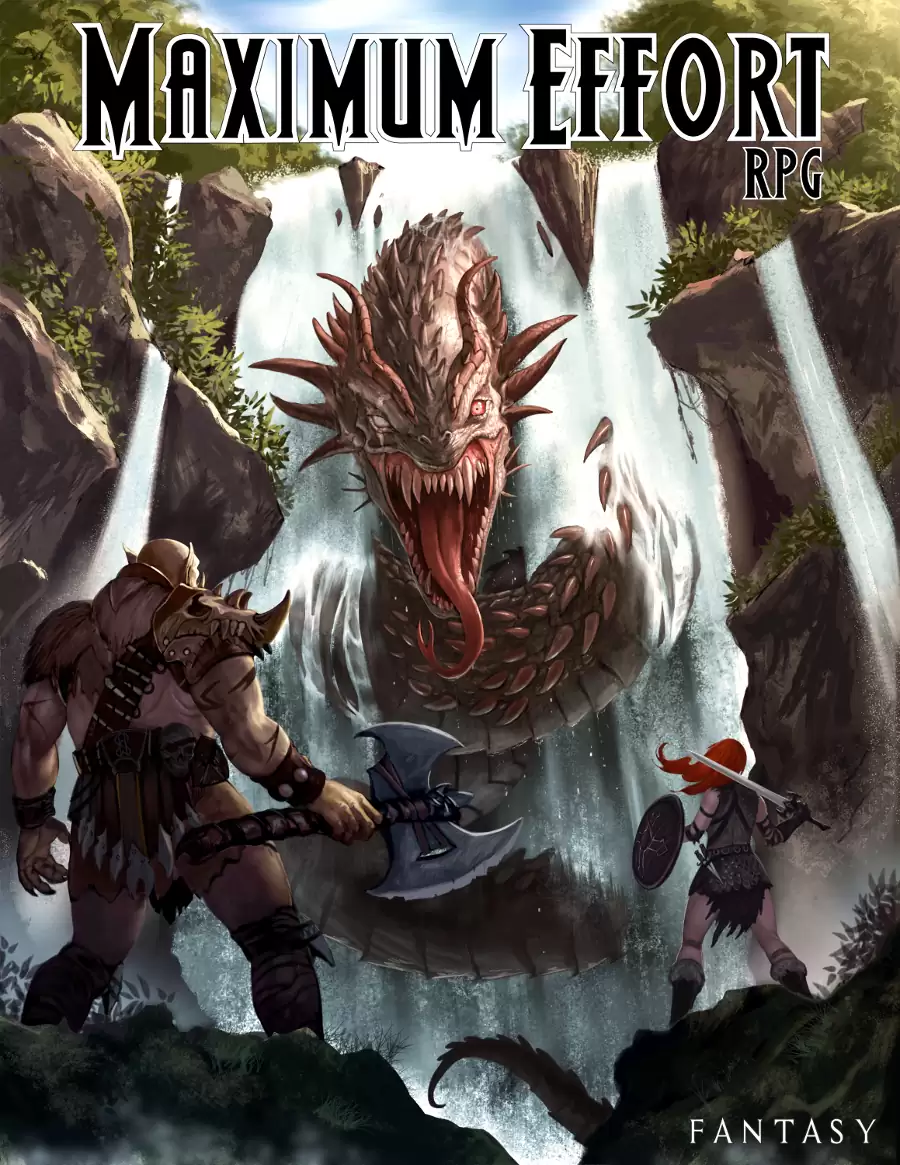 Maximum Effort RPG - Fantasy Character Sheet - Auraboros Games ...