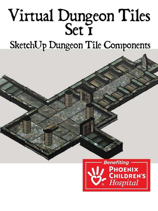 Virtual Map Tiles: Basic Dungeon Tile Set 1 - Middle Kingdoms Adventure ...