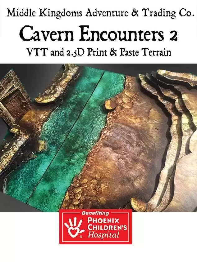 Adventure Map Tiles: Cavern Encounters Tiles Set 2 - Middle Kingdoms ...