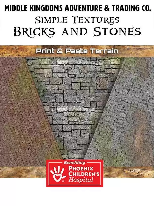 Simple Textures: Bricks & Stones - Middle Kingdoms Adventure & Trading Co. | DriveThruRPG