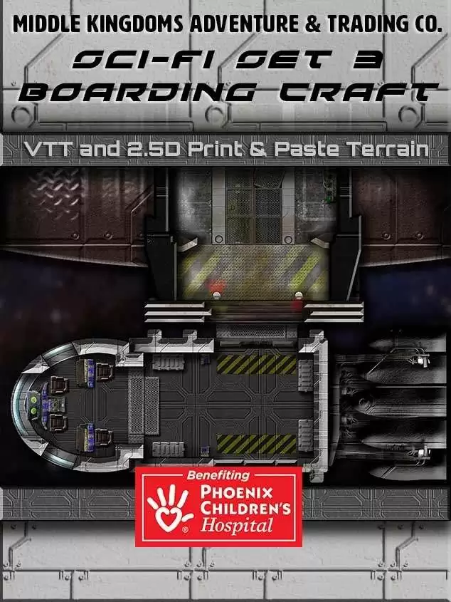 Sci-Fi Map Tiles - Boarding Craft - Middle Kingdoms Adventure & Trading ...