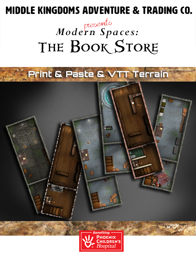 Adventure Map Tiles: The Book Store - Middle Kingdoms Adventure ...