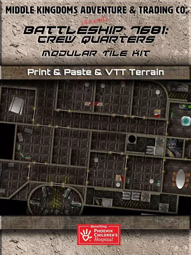 Adventure Map Tiles: Battleship 7681: Crew Quarters - Middle Kingdoms ...