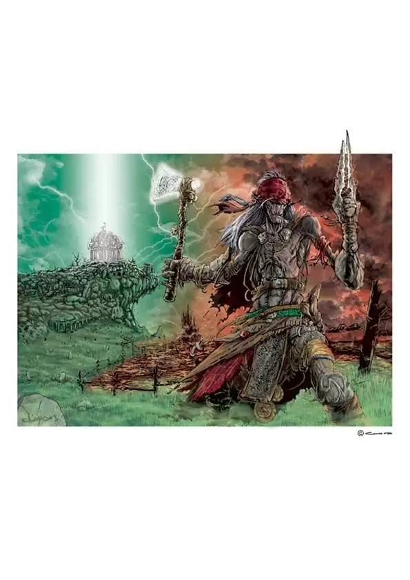 RPG Fantasy Creature, Undead Shaman - Claudio Casini Art | DriveThruRPG