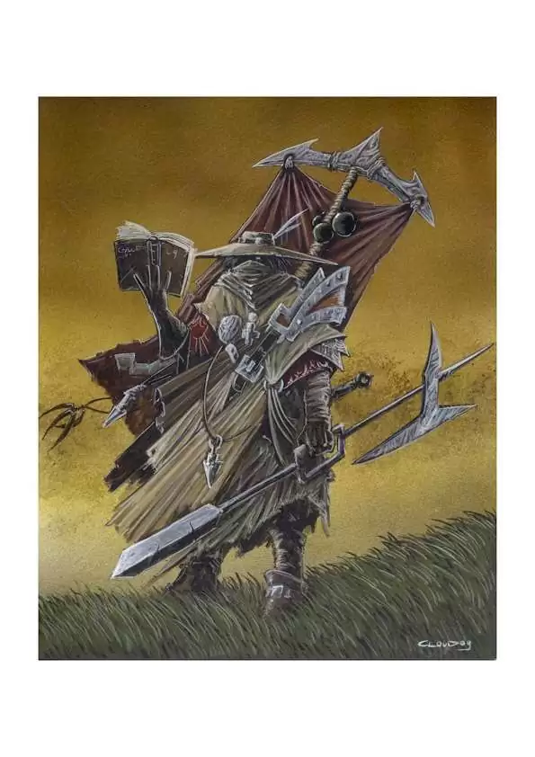 RPG Fantasy Character, Male, Human Demon Hunter - Claudio Casini Art ...