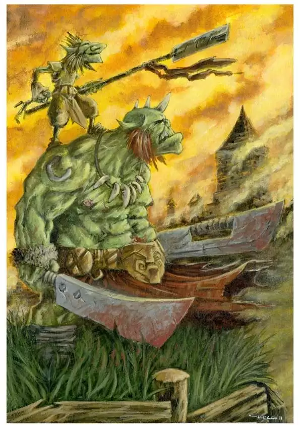 RPG Fantasy Creature, Male, Goblin and Orc - Claudio Casini Art ...