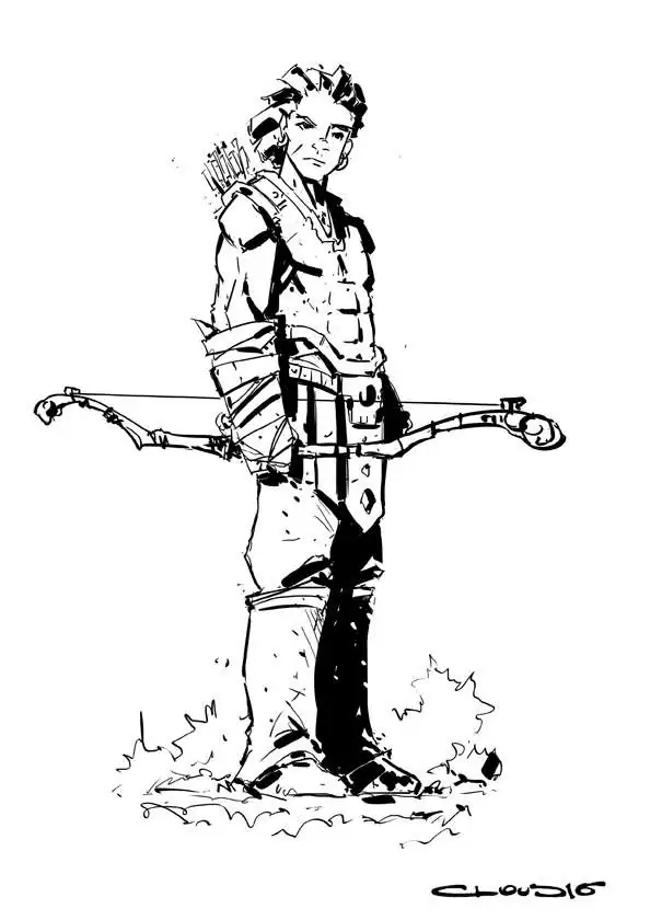 RPG fantasy Character, Male, Human Ranger - Claudio Casini Art ...