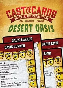 Cast of Cards: Desert Oasis (Fantasy) - Warning Label | Cast of Cards ...