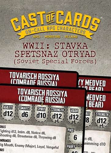 Cast of Cards: WWII Soviet Special Forces (Modern) - Warning Label ...