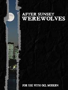 After Sunset -- Werewolves - Brain Jar Press | Clockwork Golem Workshop ...