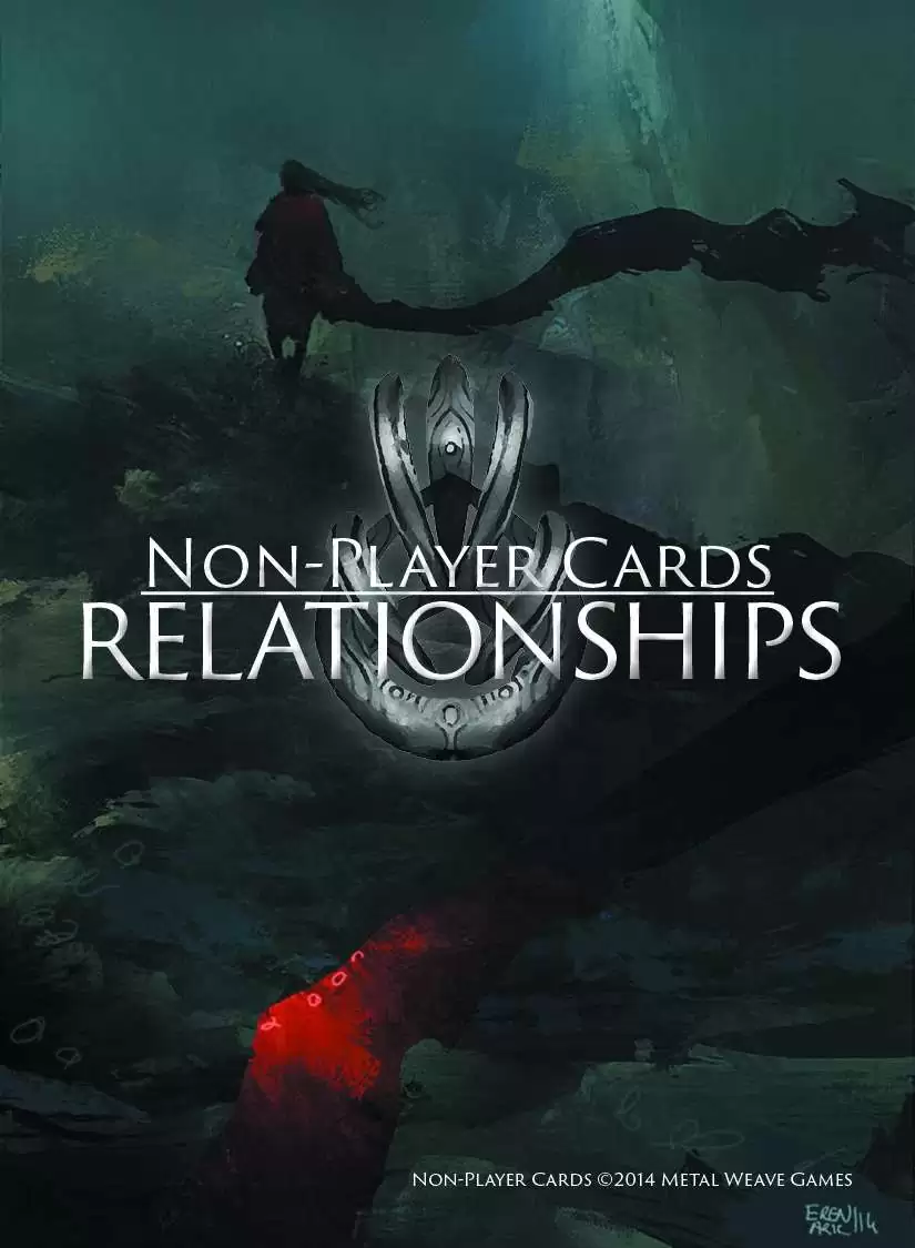 Non-Player Cards: Relationships - Metal Weave Games | NPC | DriveThruRPG