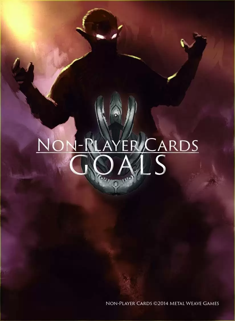 Non-Player Cards: Goals - Metal Weave Games | NPC | DriveThruRPG