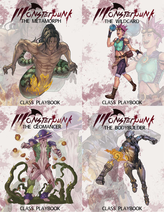 Monsterpunk Playbooks [BUNDLE] - Gimmick Labs | DriveThruRPG