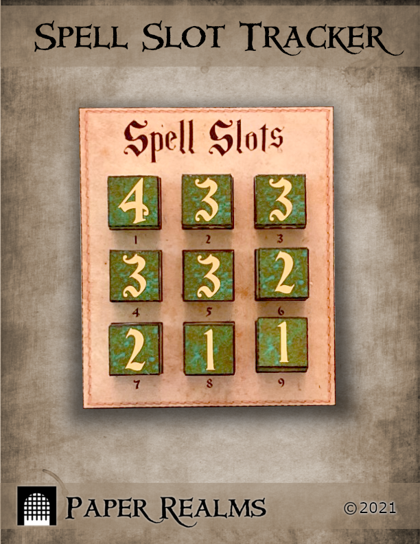 Spell Slot Tracker - Paper Realms | Accessories | DriveThruRPG