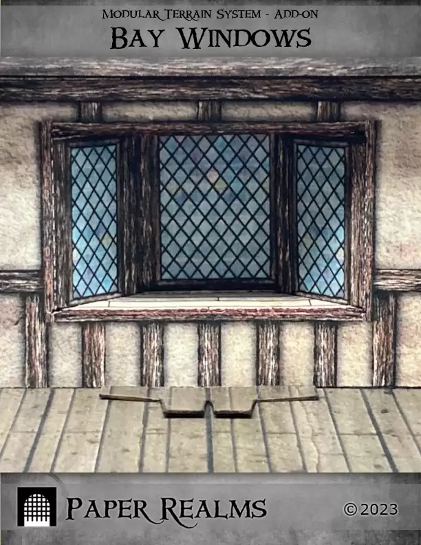 Bay Windows - Paper Realms | Modular Terrain | DriveThruRPG