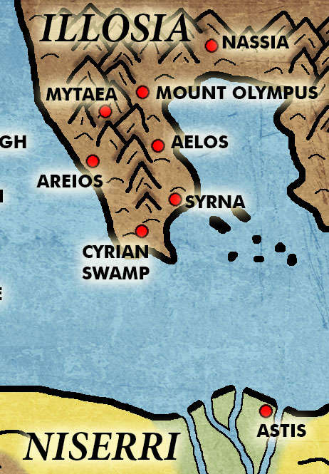 Mythic: Map of the Known World - Chimera Press | DriveThruRPG