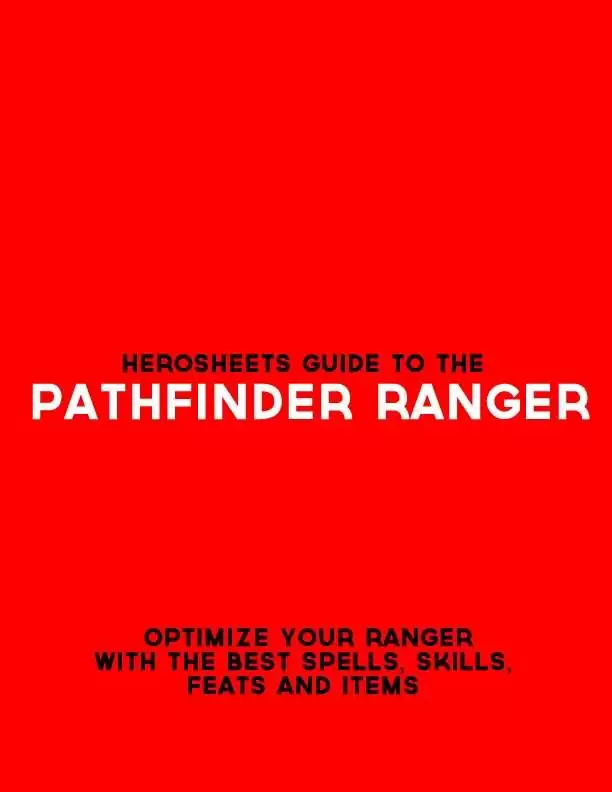 HeroSheets Guide to the Pathfinder Ranger - HeroSheets | DriveThruRPG