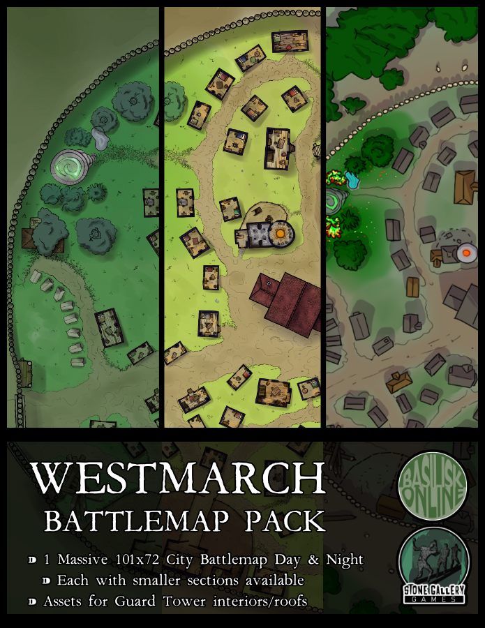 Battle Maps: Westmarch - BasiliskOnline | DriveThruRPG