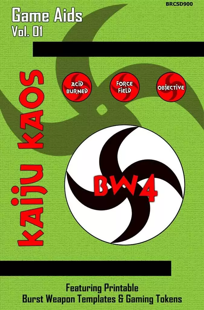 Kaiju Kaos - Game Aids, Vol. 01 - Bailey Records | DriveThruRPG