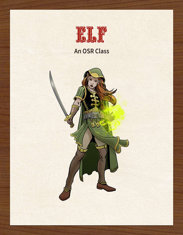 Elf OSR Class - Night Owl Workshop | DriveThruRPG