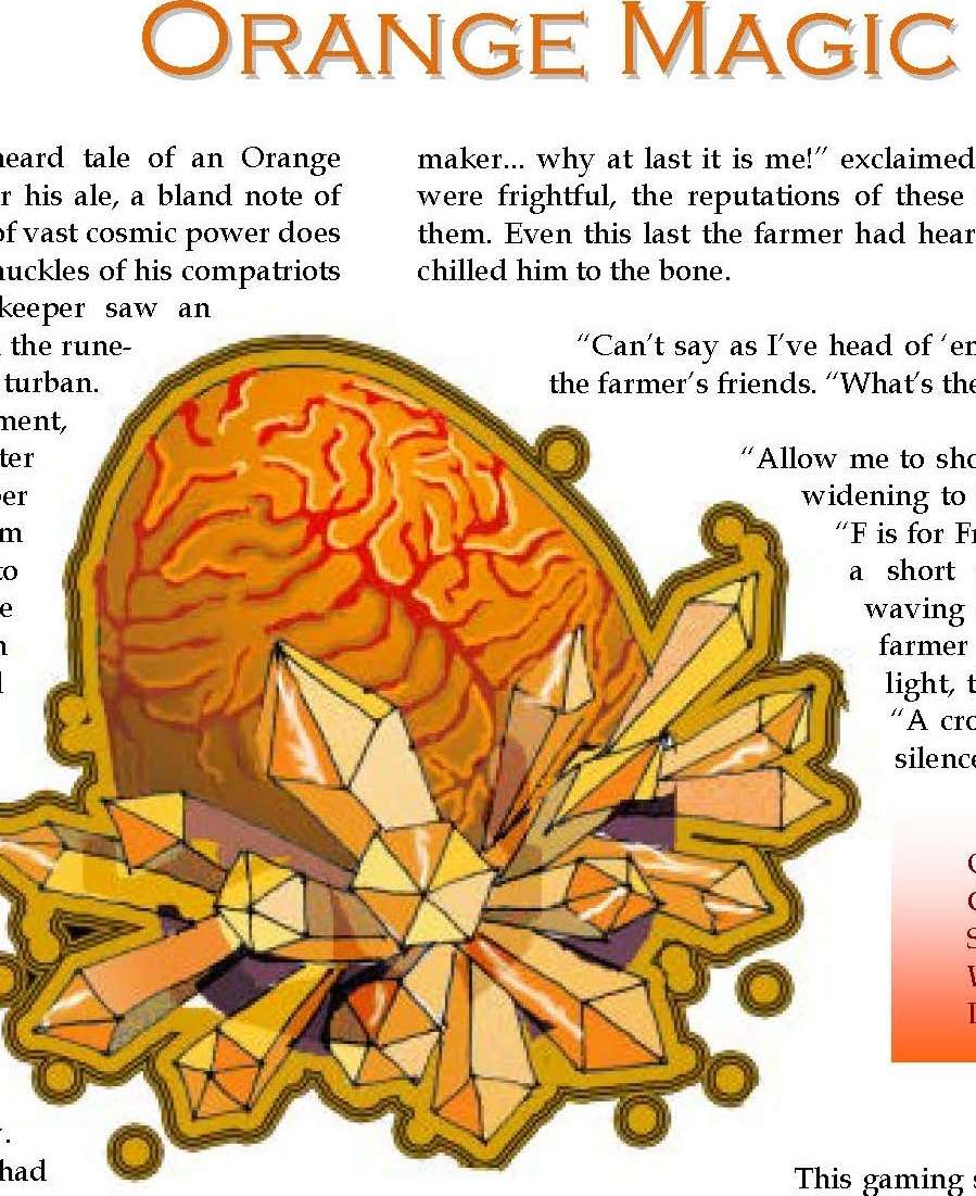 Colours of Magic: Orange 5e - Plot Device | DriveThruRPG
