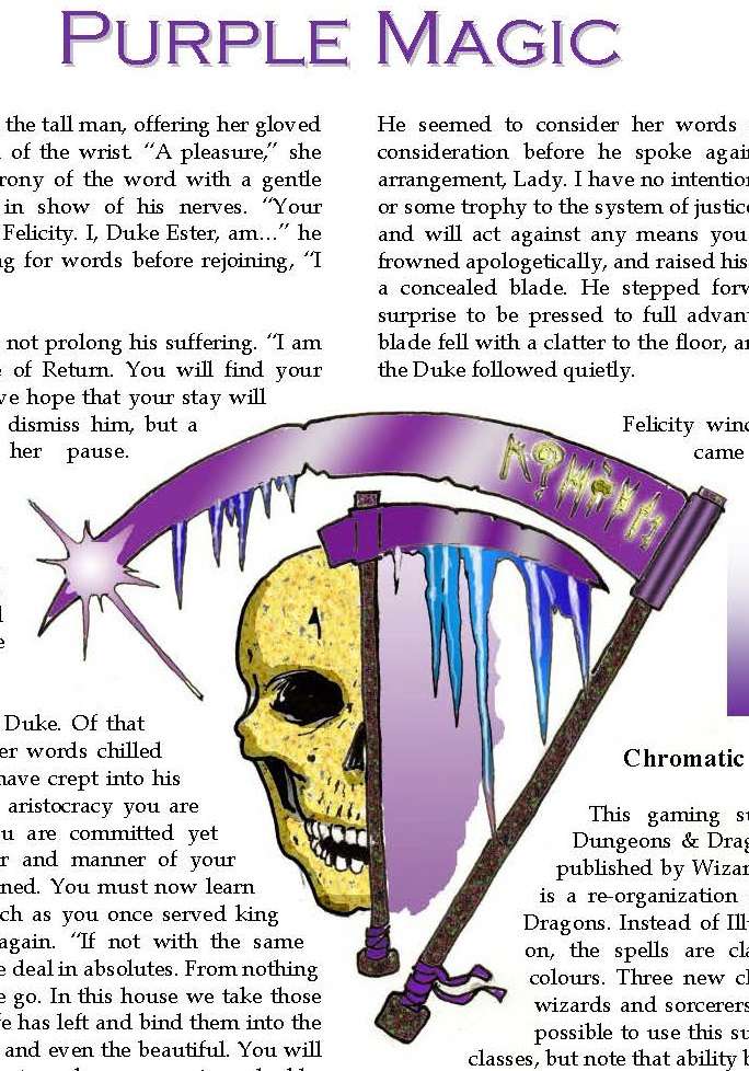 Colours of Magic: Purple 5e - Plot Device | DriveThruRPG
