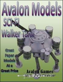 Sci-Fi Walker Tank - Avalon Game Company | Avalon Models | DriveThruRPG