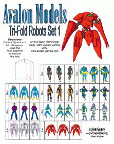 Avalon Models, Tri-Frame Robots Set 1 - Avalon Game Company | Avalon ...